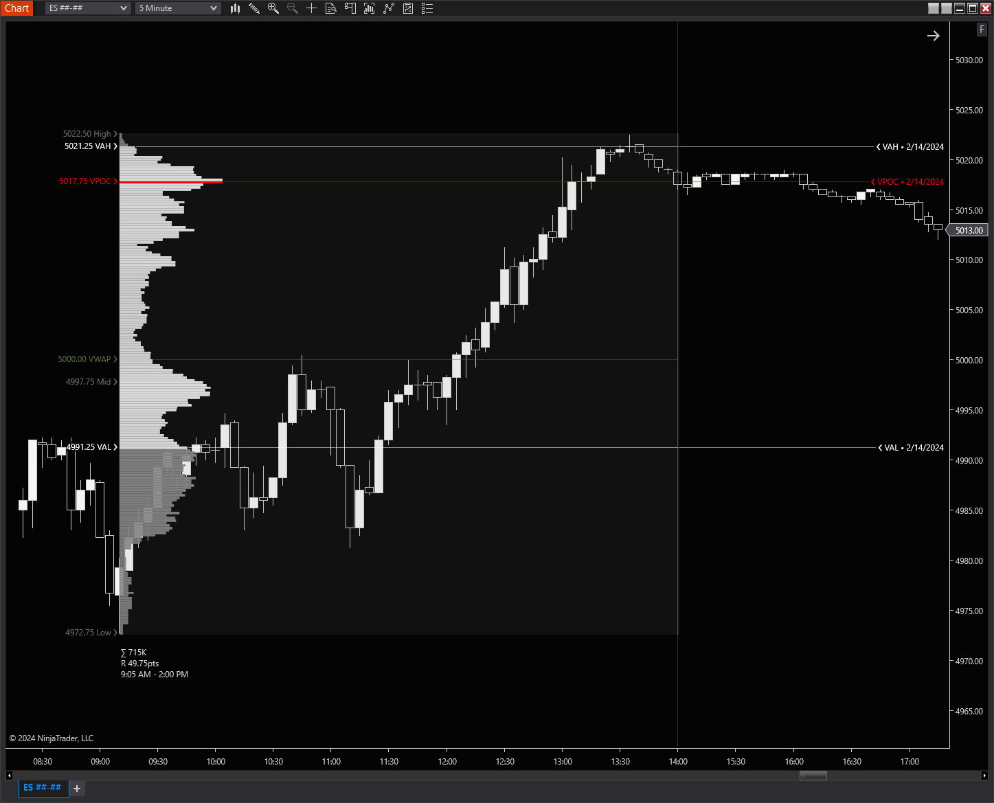 Range Volume Profile Drawing Tool – Rancho Dinero